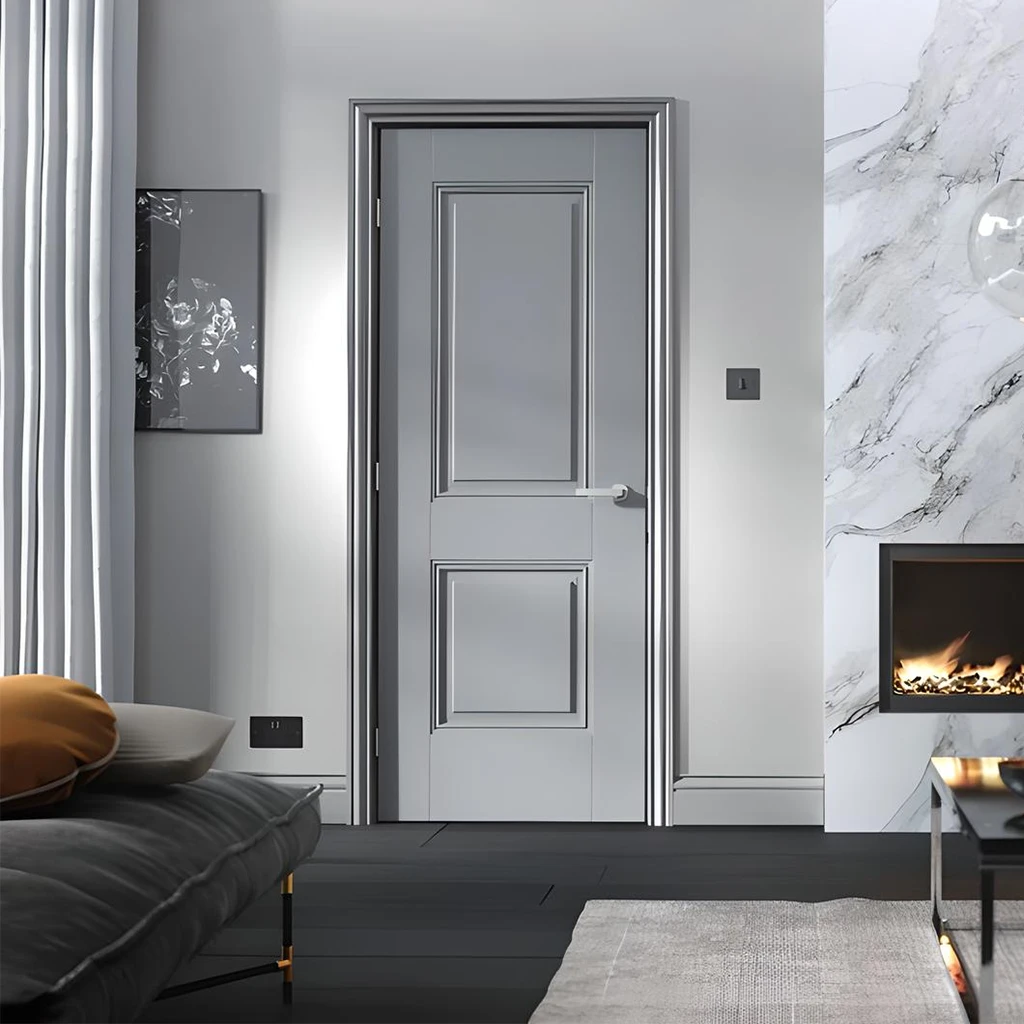 Premdor Ladder White Pre-finished Internal Door FD30 4 Panel 33" – ZDoors