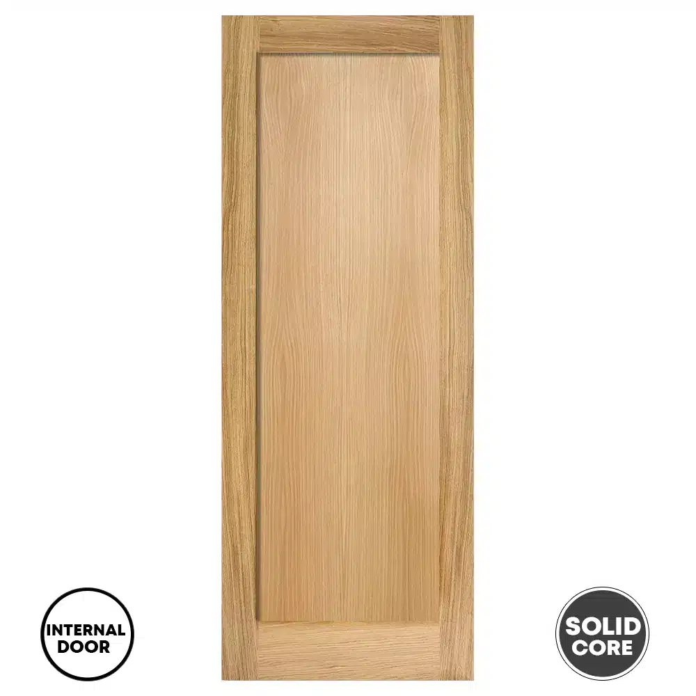 LPD Pattern 10 Solid Internal Door Unfinished - Oak – ZDoors