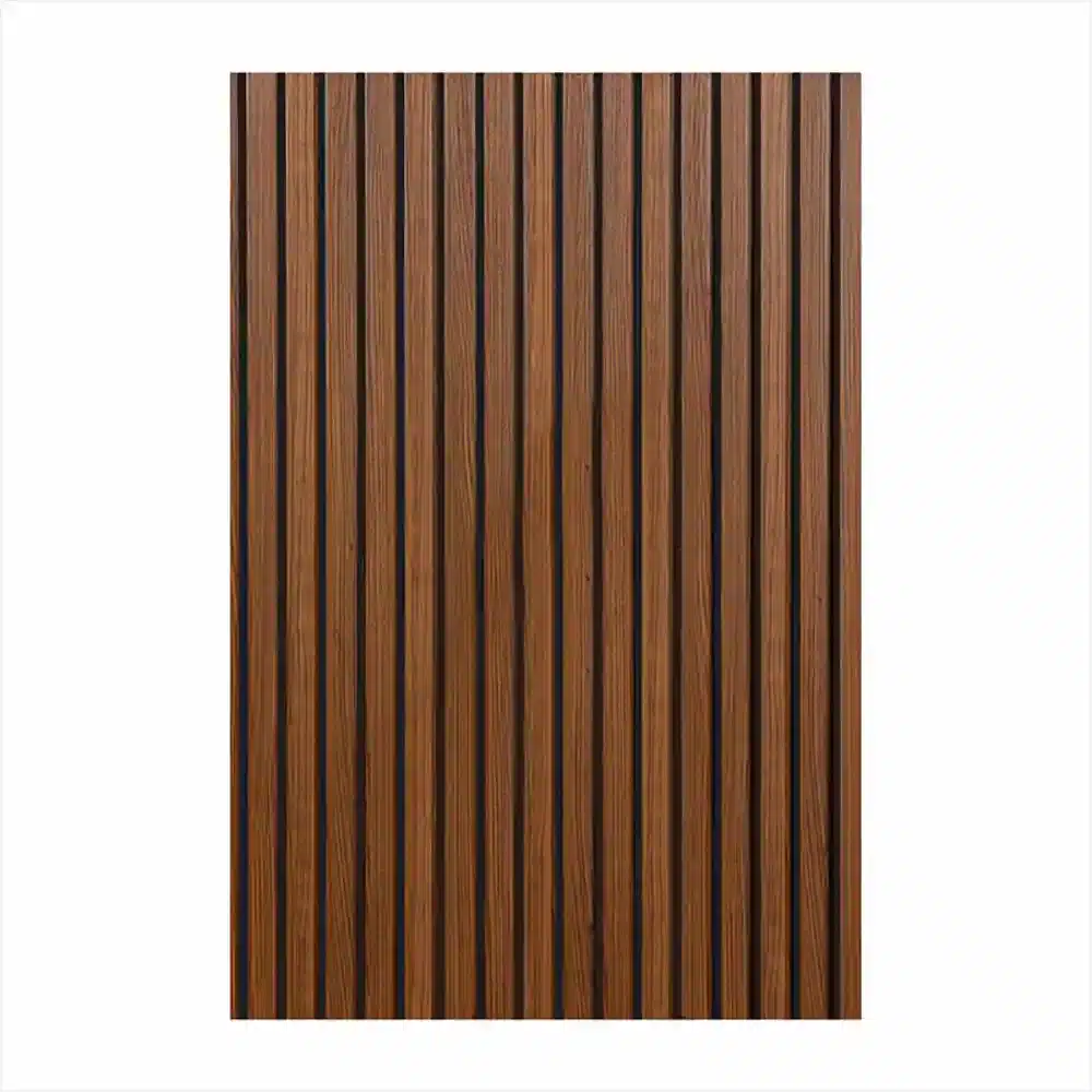 Purity Wood Wall Panel - Natural Walnut With Black Strip – ZDoors