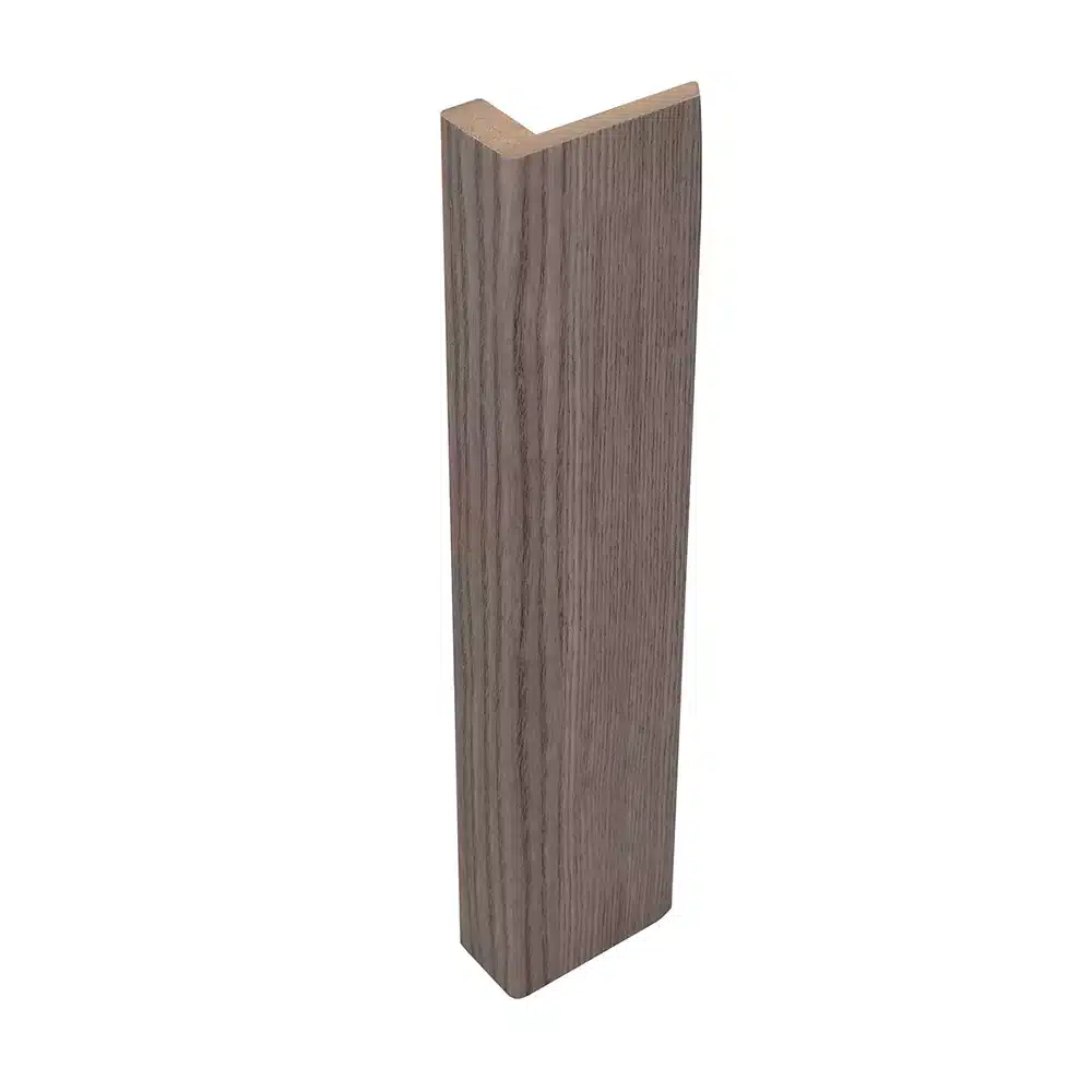 Serene Wood Wall Panel 90 Degree L Corner Connection - Onyx Grey – ZDoors