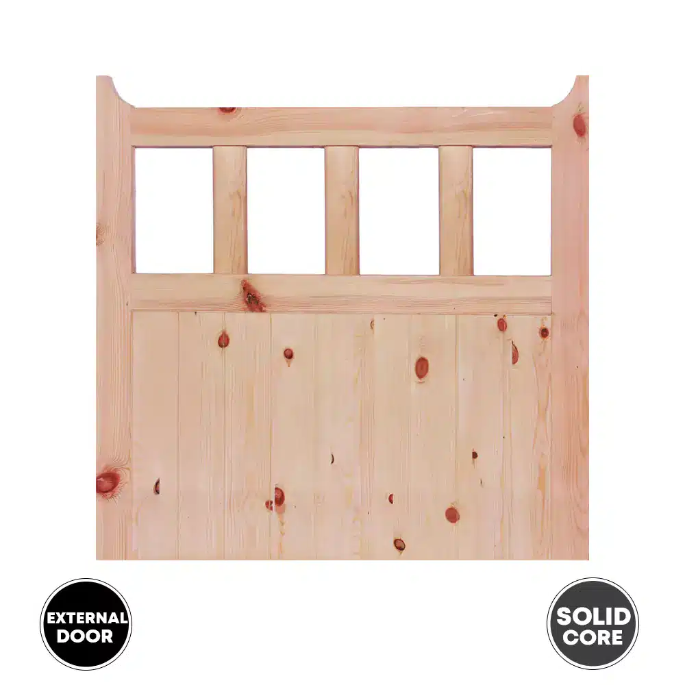 LPD External Garage Door FL&B Pair - Redwood – ZDoors