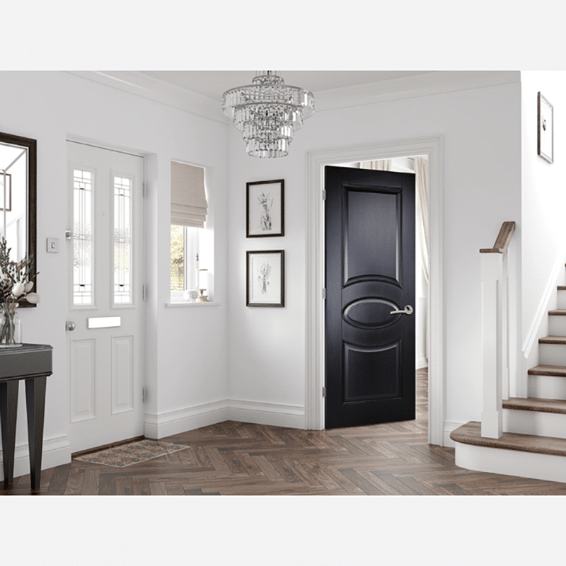 LPD Primed Internal Door Black Versailles – ZDoors