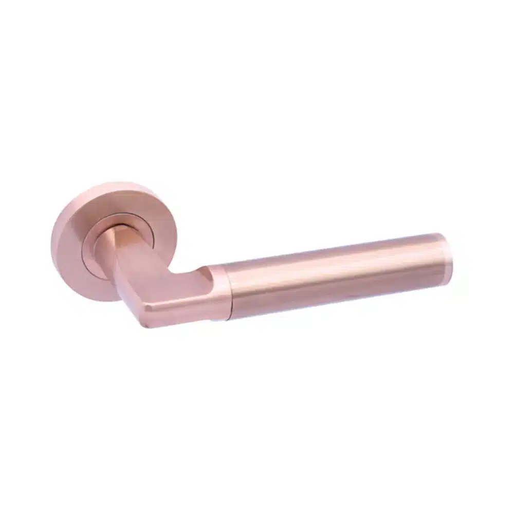 LPD Ironmongery Verona Rose Gold Privacy Handle Pack – ZDoors