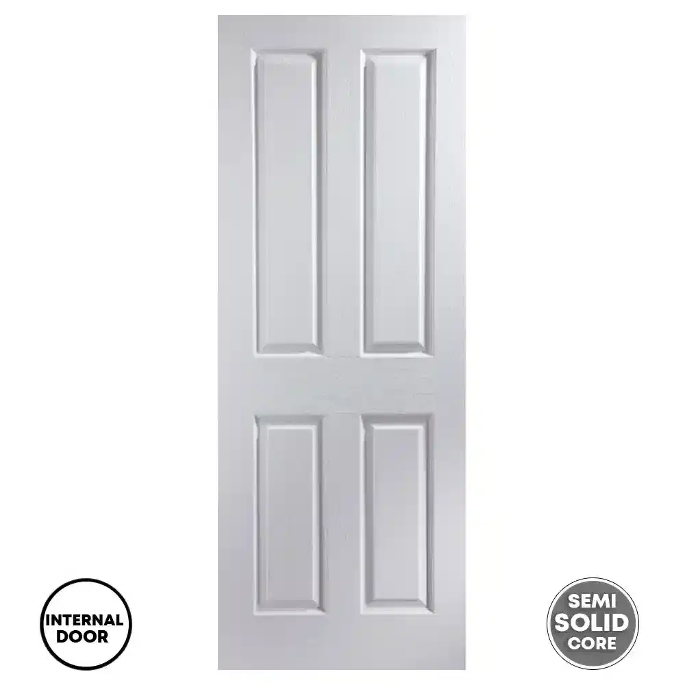 Jeld-Wen Internal 4 Panel Door Semi Solid Texture Pre-Finished 33" – ZDoors