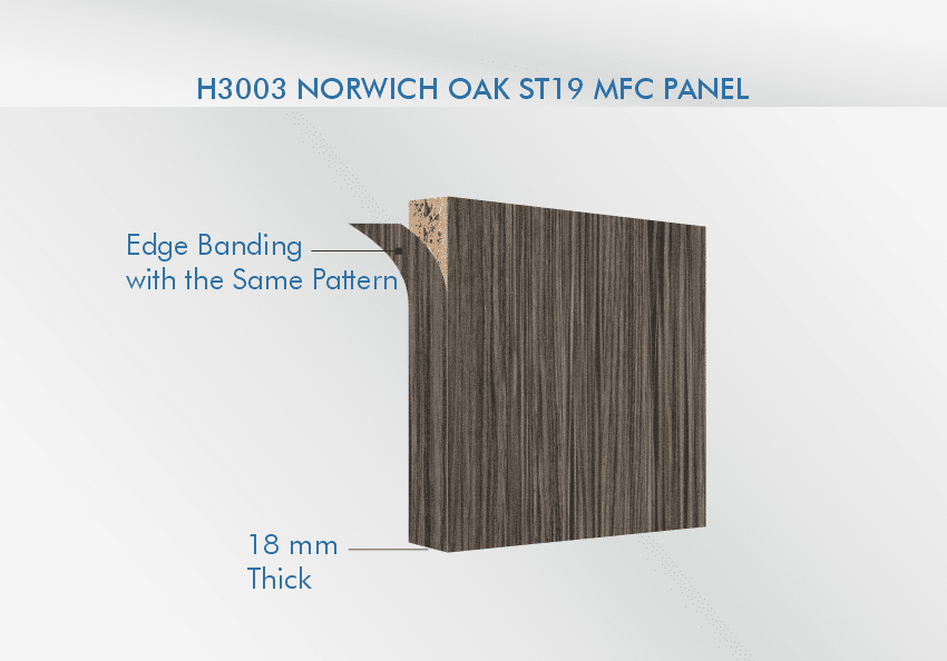 H3003 Norwich ST19 Media TV Oak Wood Slat Wall Panel – ZDoors