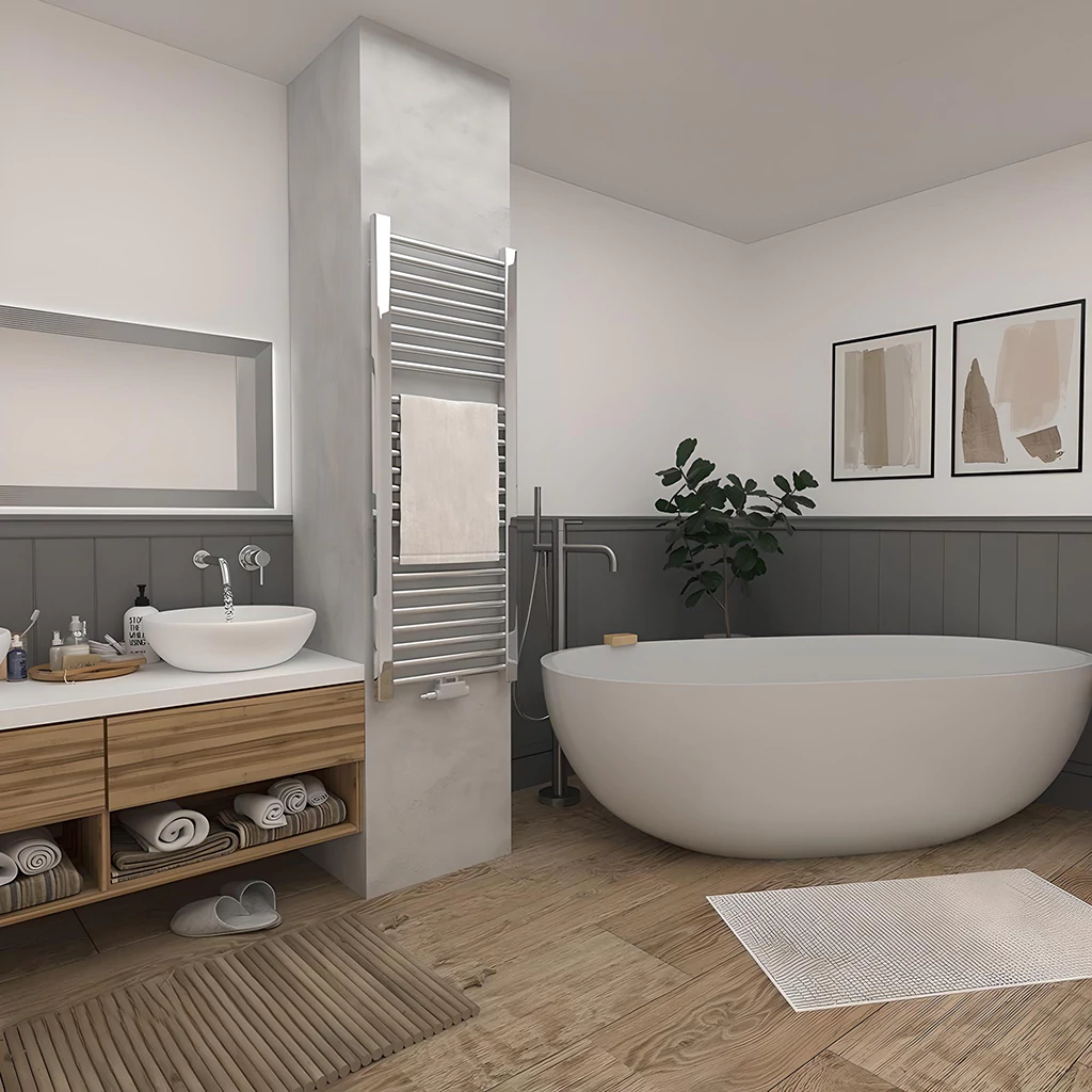 Deanta Madingley White Primed Wall Panelling – ZDoors